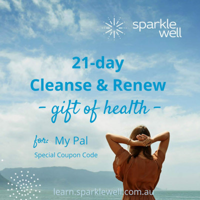 Gift of Health – Gift Voucher: 21 day Cleanse & Renew – Sound Medicine